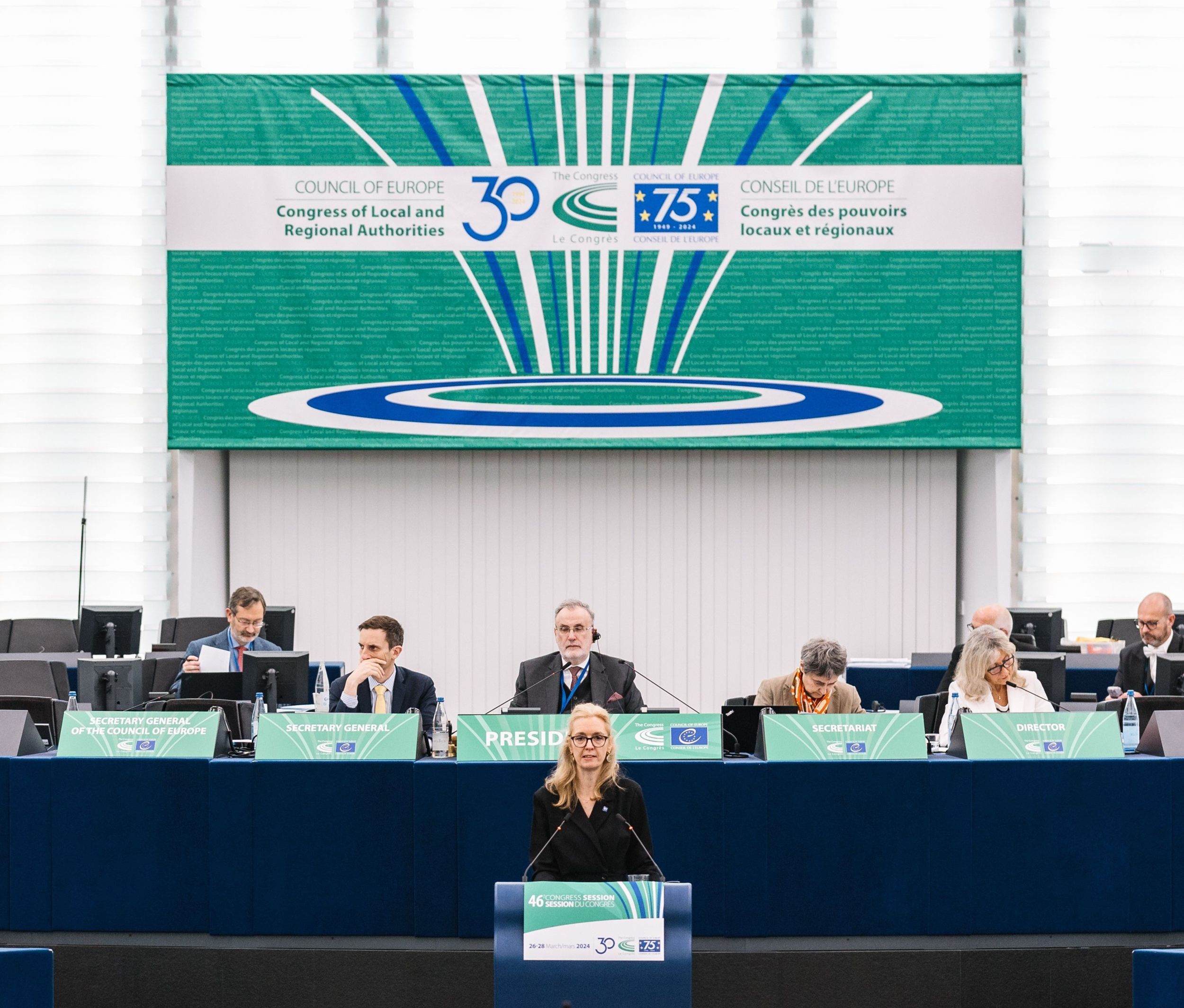 Sabine Monauni besucht Kongress der Gemeinden und Regionen des ... Sabine Monauni besucht Kongress der Gemeinden und Regionen des ...